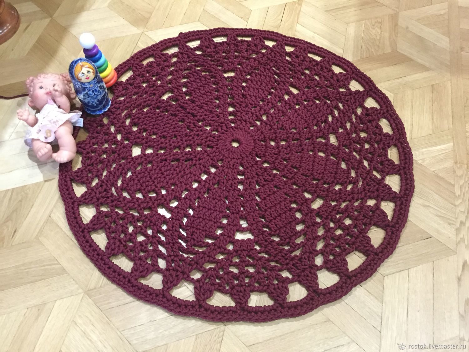 Напольный коврик «Чудо» в интернет-магазине Ярмарка Мастеров по цене ...