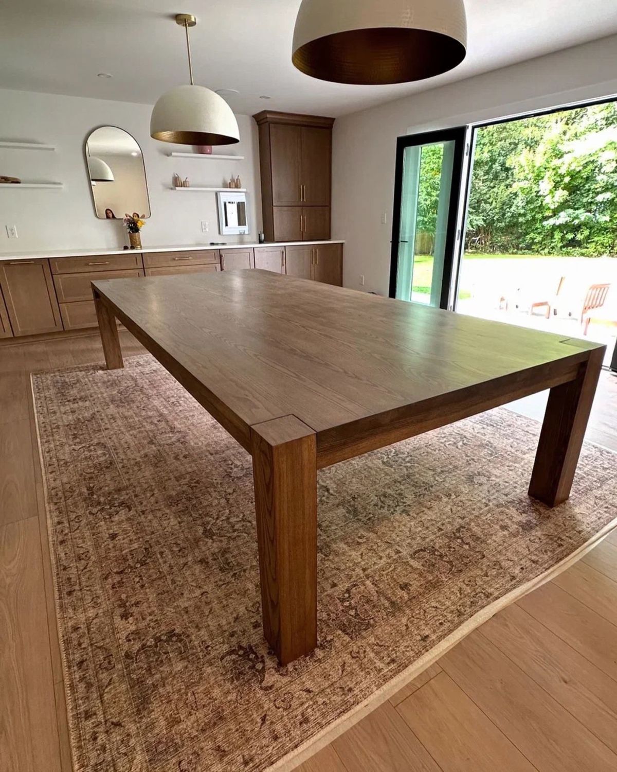 Большой обеденный стол из массива ясеня на заказ в интернет-магазине ...