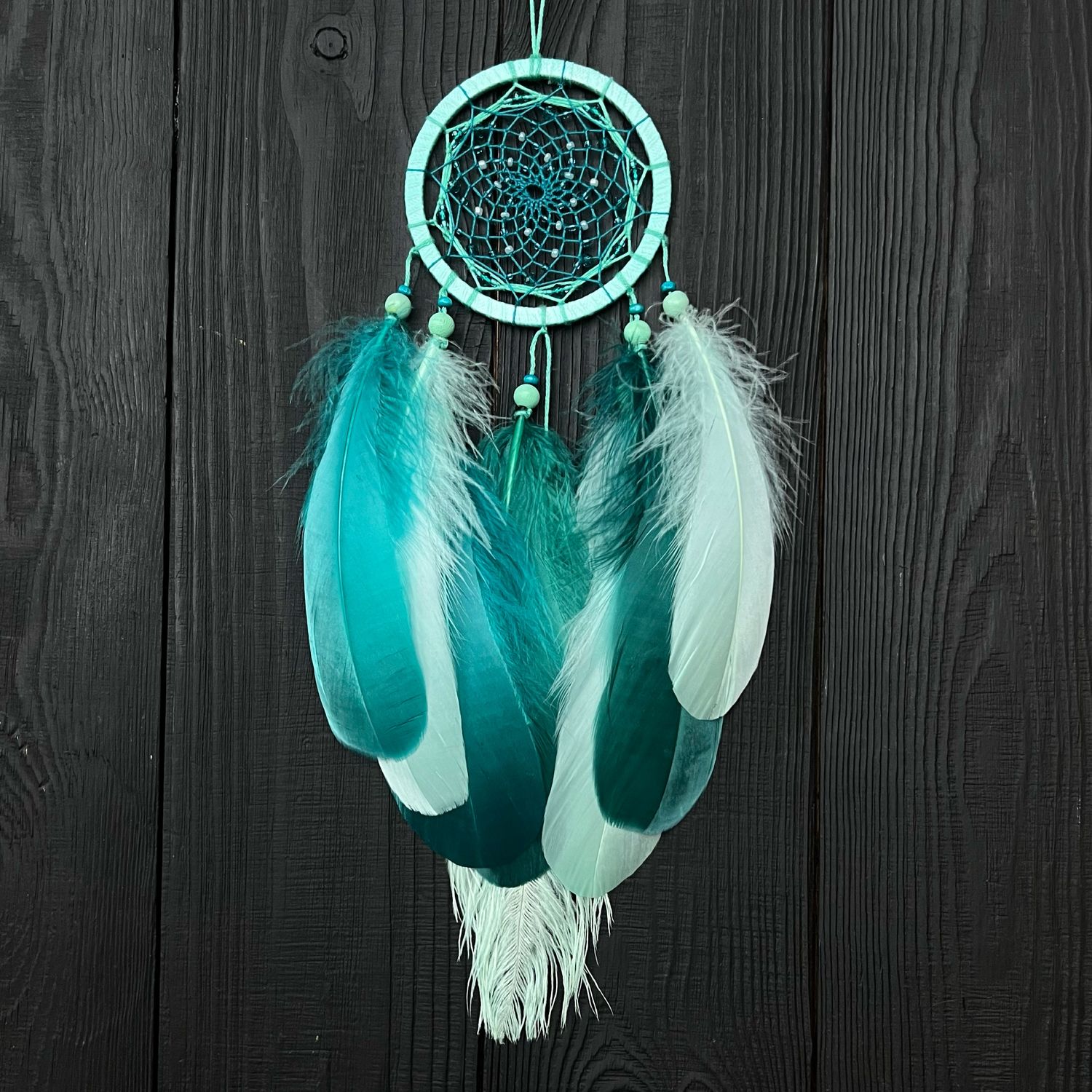 Ловец снов «Сверкающая паутина» (бирюзовый) купить в интернет-магазине ...