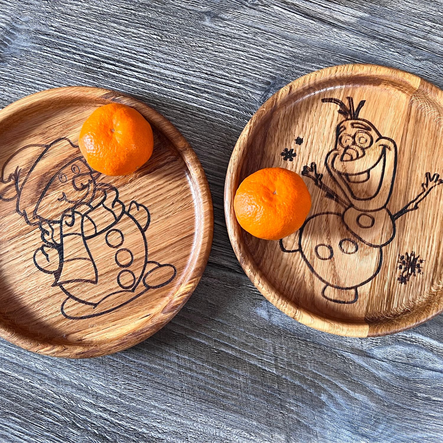 Новогодние сувениры: Тарелка "Снеговик и Олаф" в интернет-магазине на ...