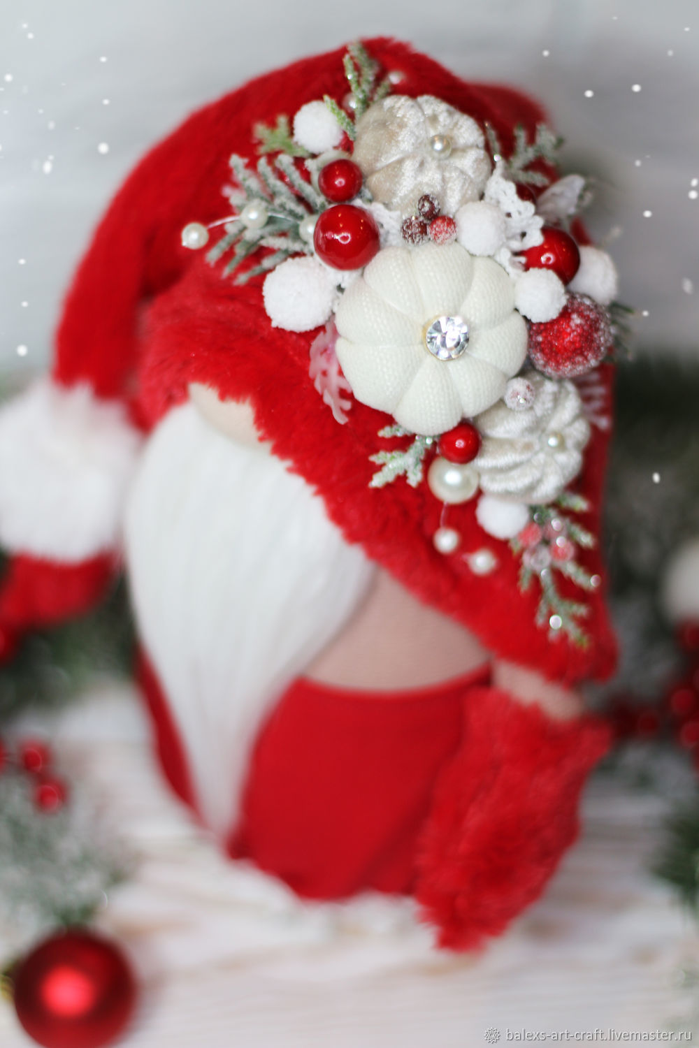 Новогодний гном в интернет-магазине Ярмарка Мастеров по цене 2000 ...