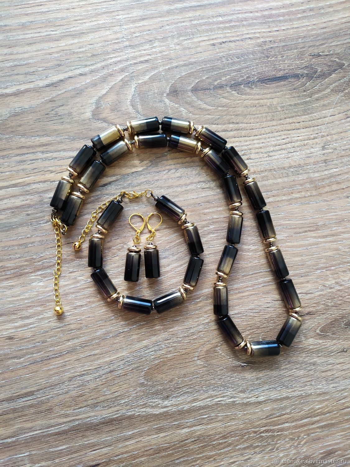 Комплект Черное золото в интернет-магазине на Ярмарке Мастеров ...