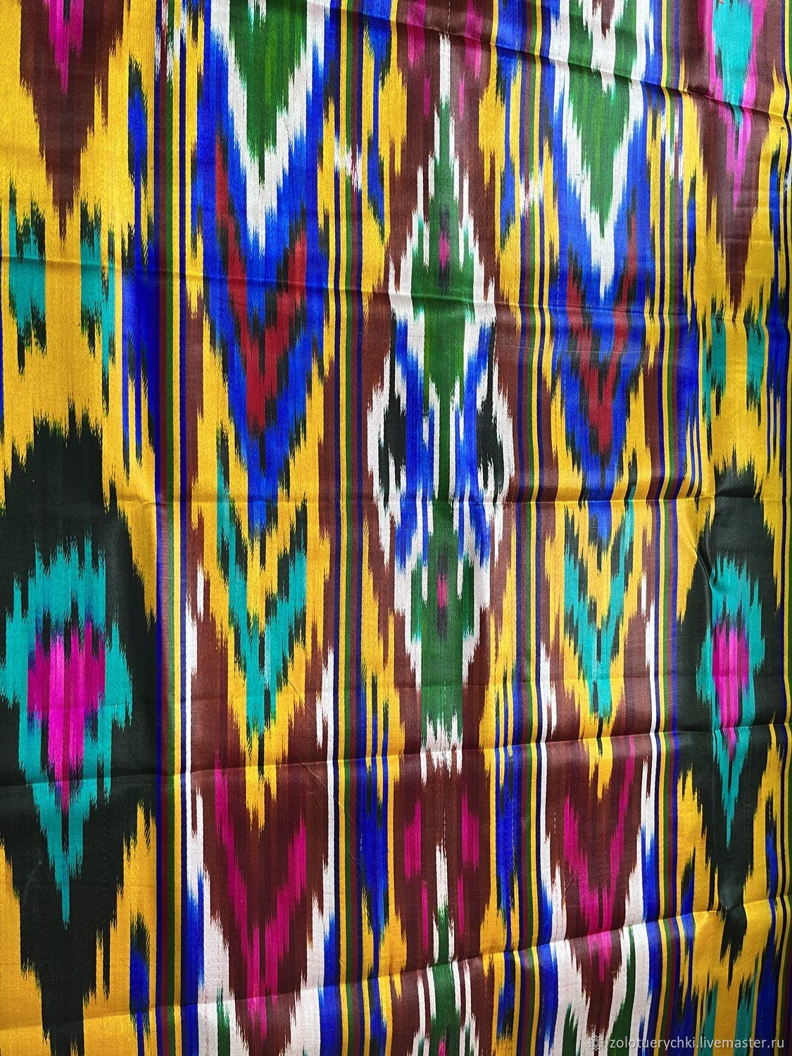 Хан-атлас в интернет-магазине на Ярмарке Мастеров | Ткани, Омск ...