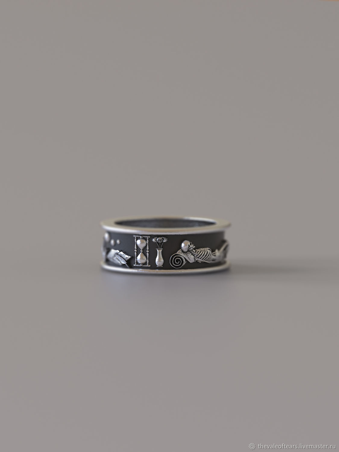 Кольцо Vanitas Band Ring на заказ в интернет-магазине Ярмарка Мастеров ...