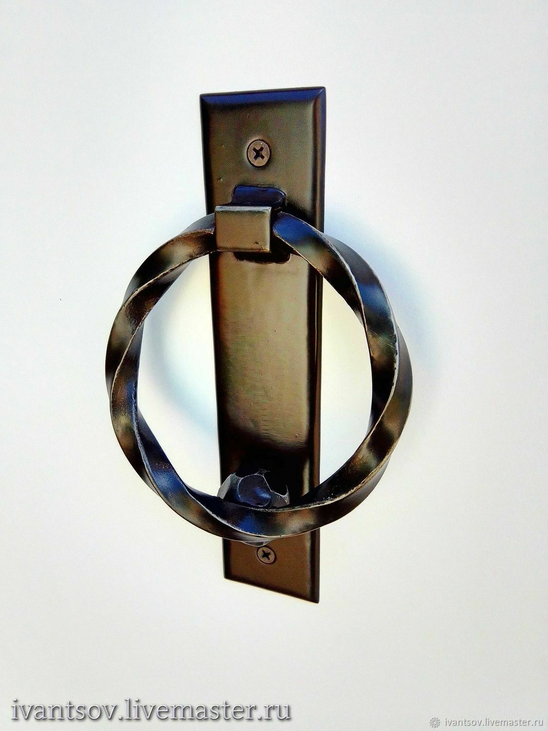 Дверной молоток. Кованая ручка для двери в интернет-магазине Ярмарка ...