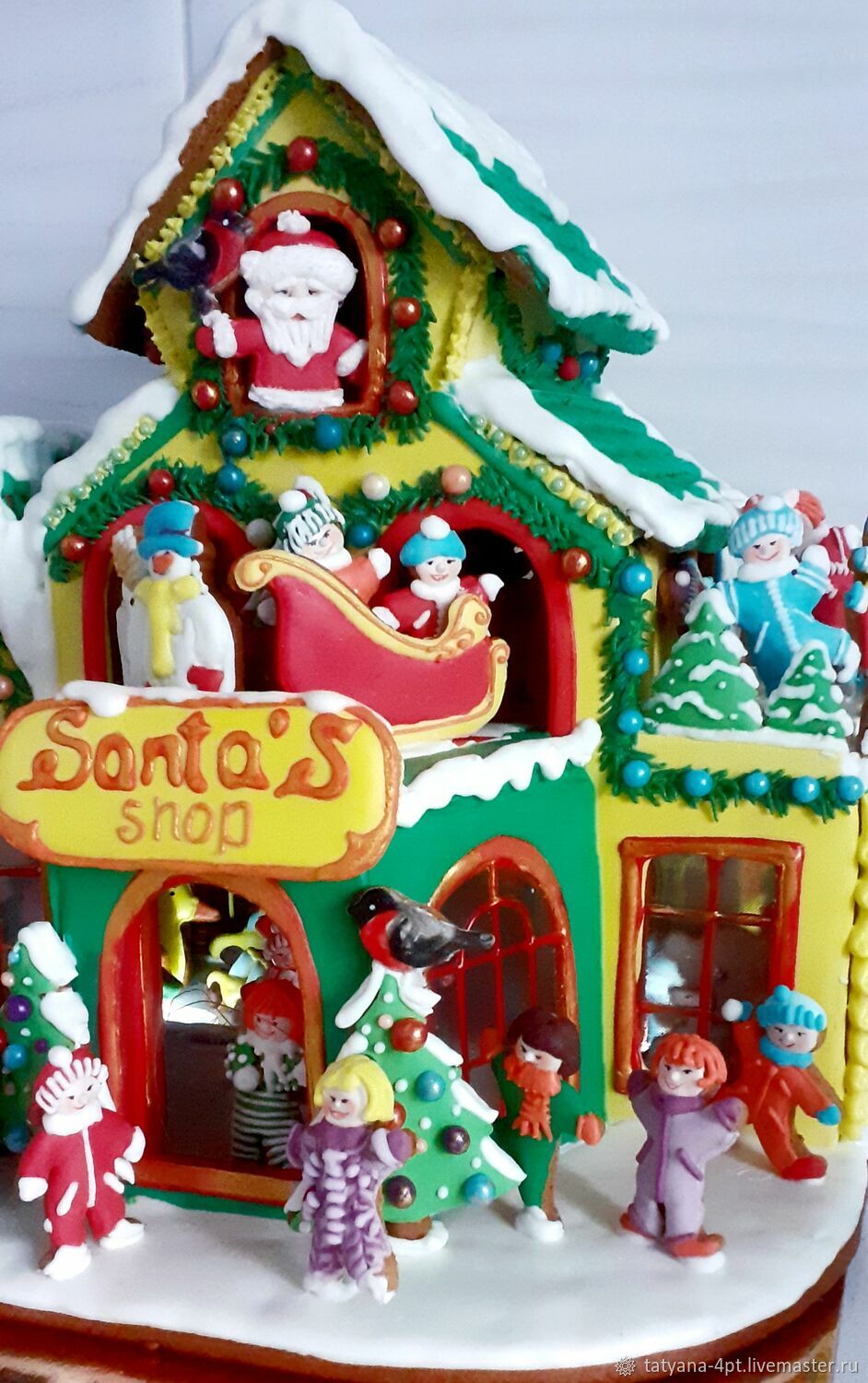 Пряничный дом "Магазин Санты" в интернет-магазине на Ярмарке Мастеров ...