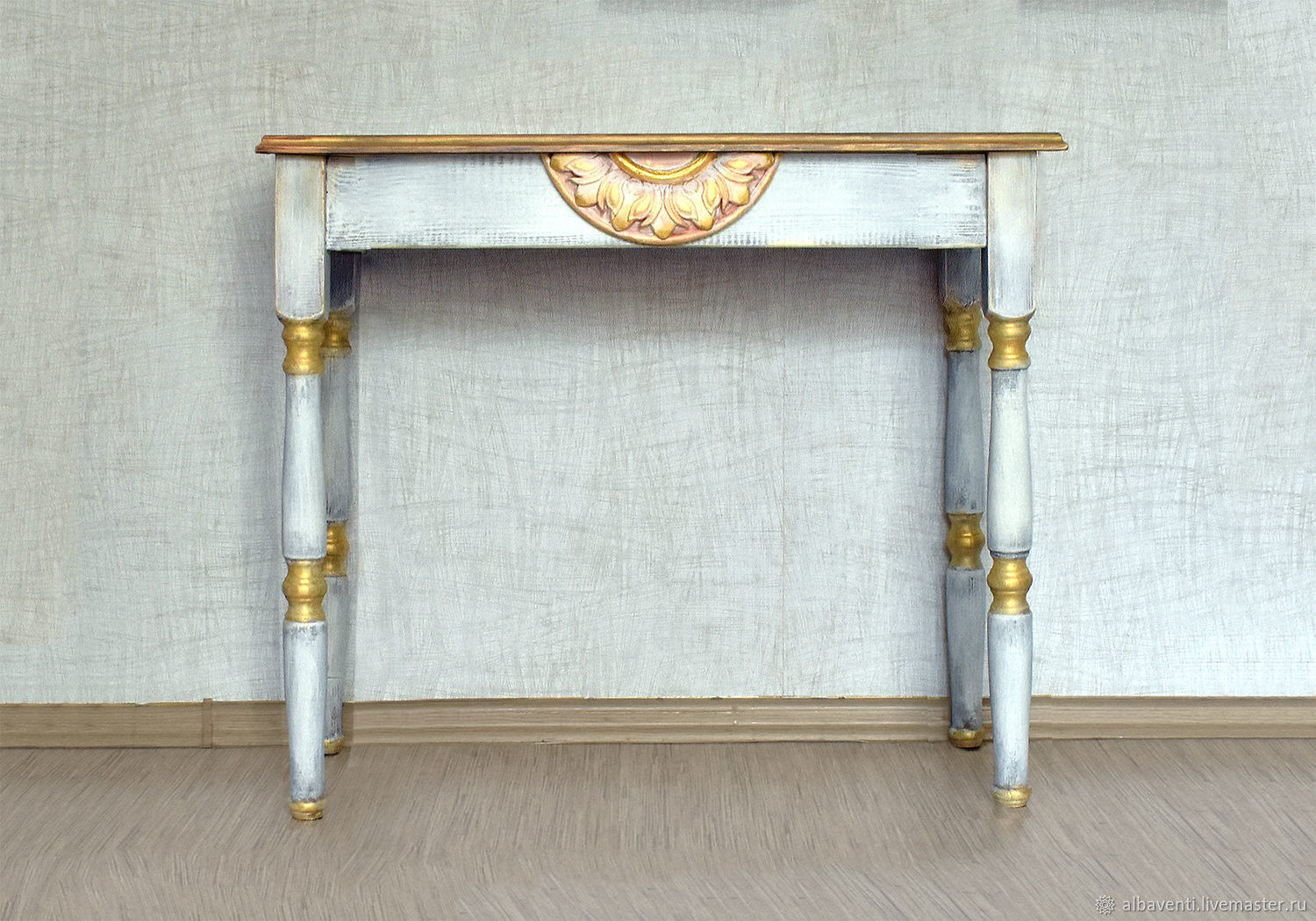 Консольный столик из дерева в стиле шебби-шик в интернет-магазине на ...