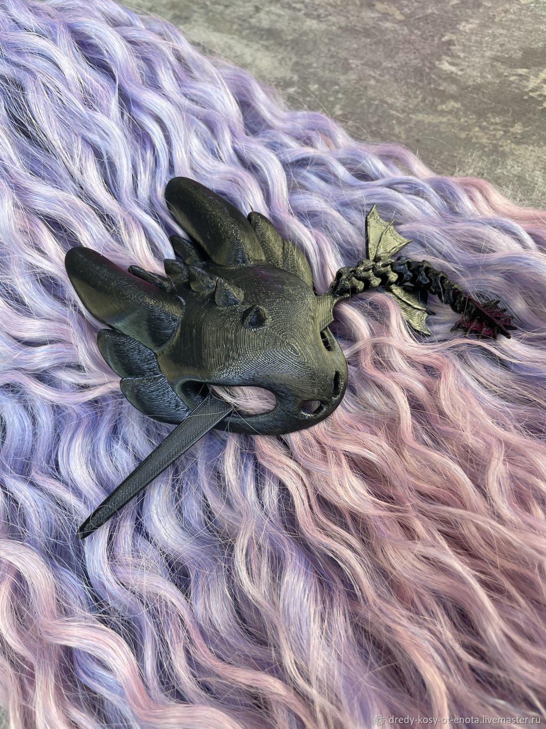 Заколка фибула черная фурия Беззубик Как приручить дракона в интернет ...