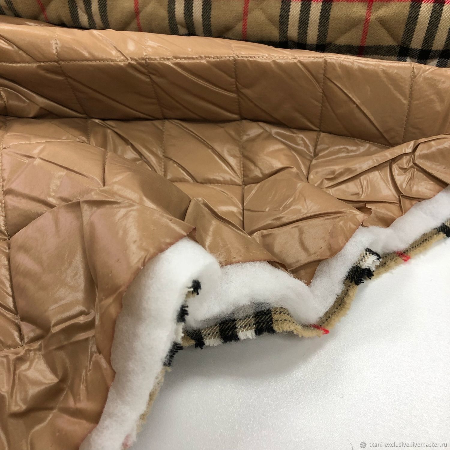 Ткани: Стежка курточная Burberry, двухсторонняя в интернет-магазине на ...