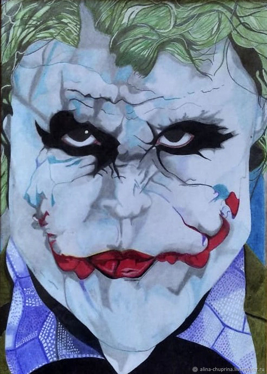 Картина "Джокер" Painting "The Joker" в интернет-магазине Ярмарка ...