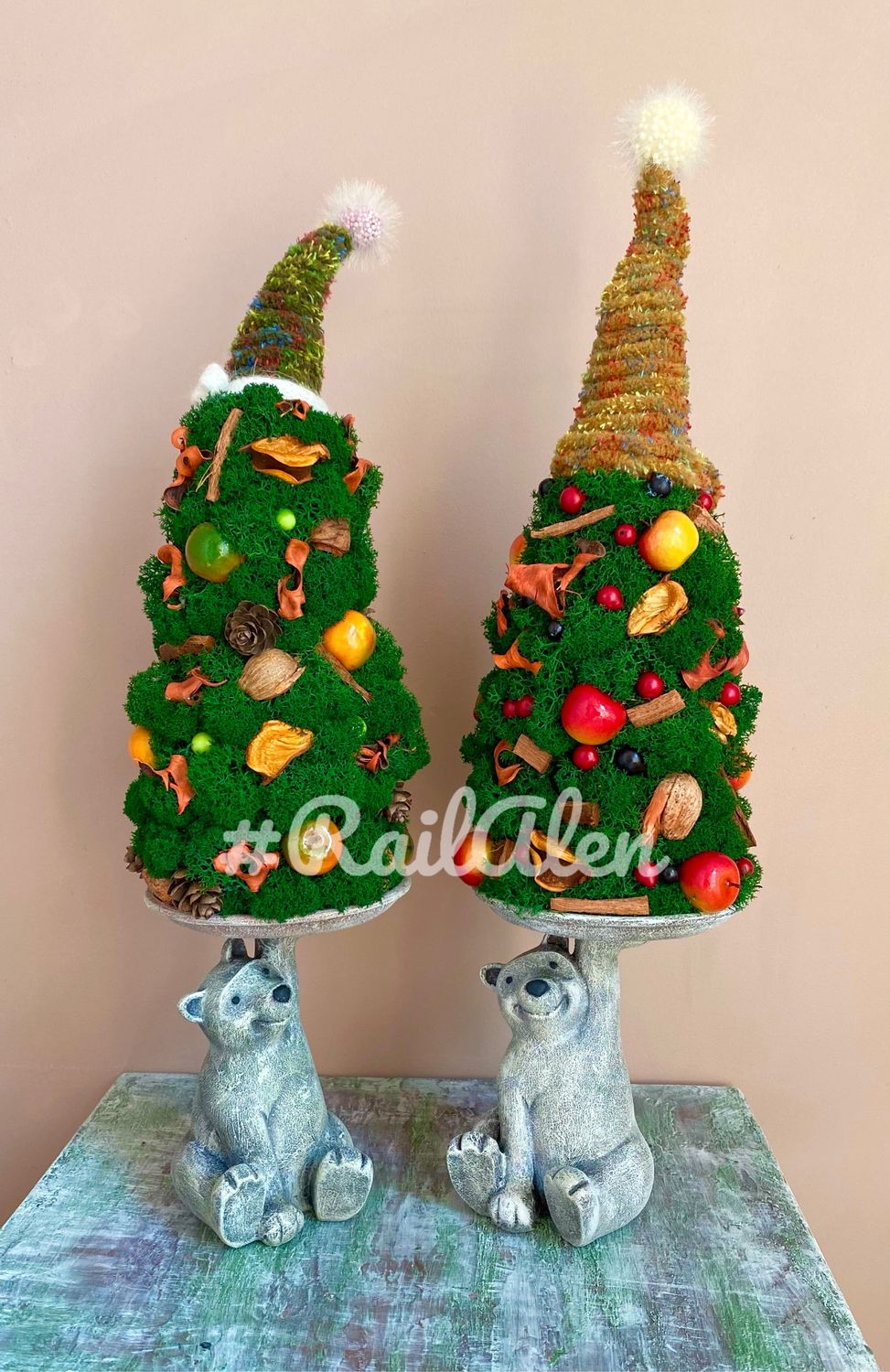 ЁЛКИ НОВОГОДНИЕ ИЗ СТАБИЛИЗИРОВАННОГО МХА в интернет-магазине Ярмарка ...