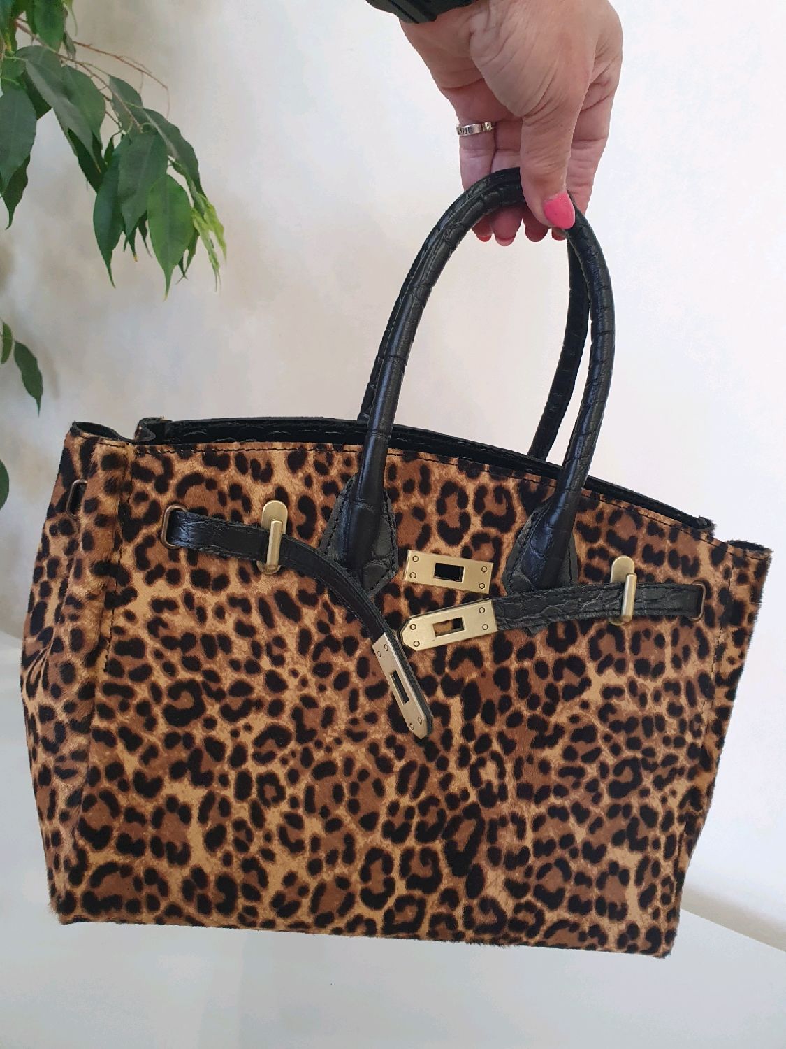 Сумка в стиле Birkin 30 из пони леопард. My Handmade в интернет ...