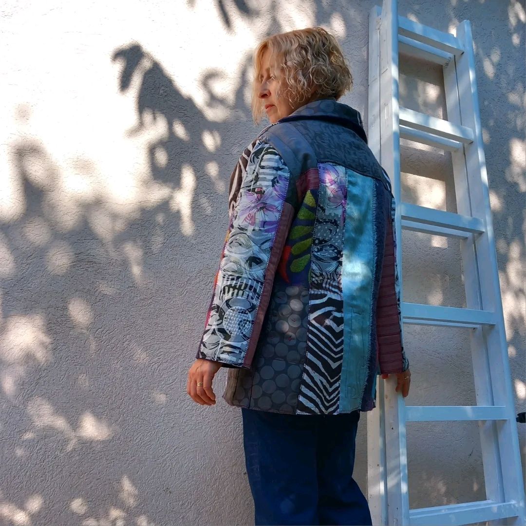 Жакет валяный "Крейзи квилт" купить в интернет-магазине Ярмарка ...