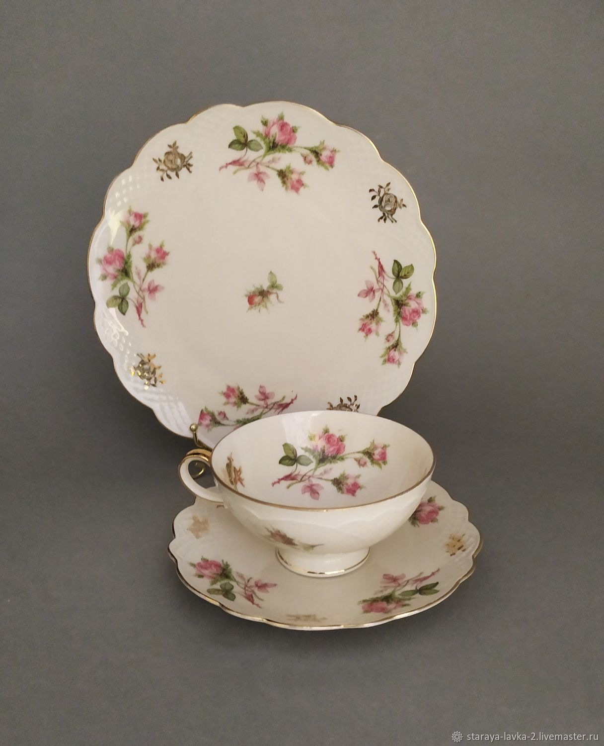 Винтаж: Винтажная чайная тройка Zeh Scherzer Германия купить в интернет-магазине Ярмарка ...