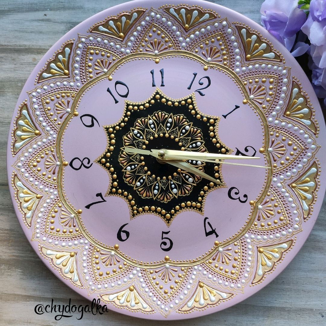 Часы на керамической тарелке – заказать на Ярмарке Мастеров – N60Q0RU ...