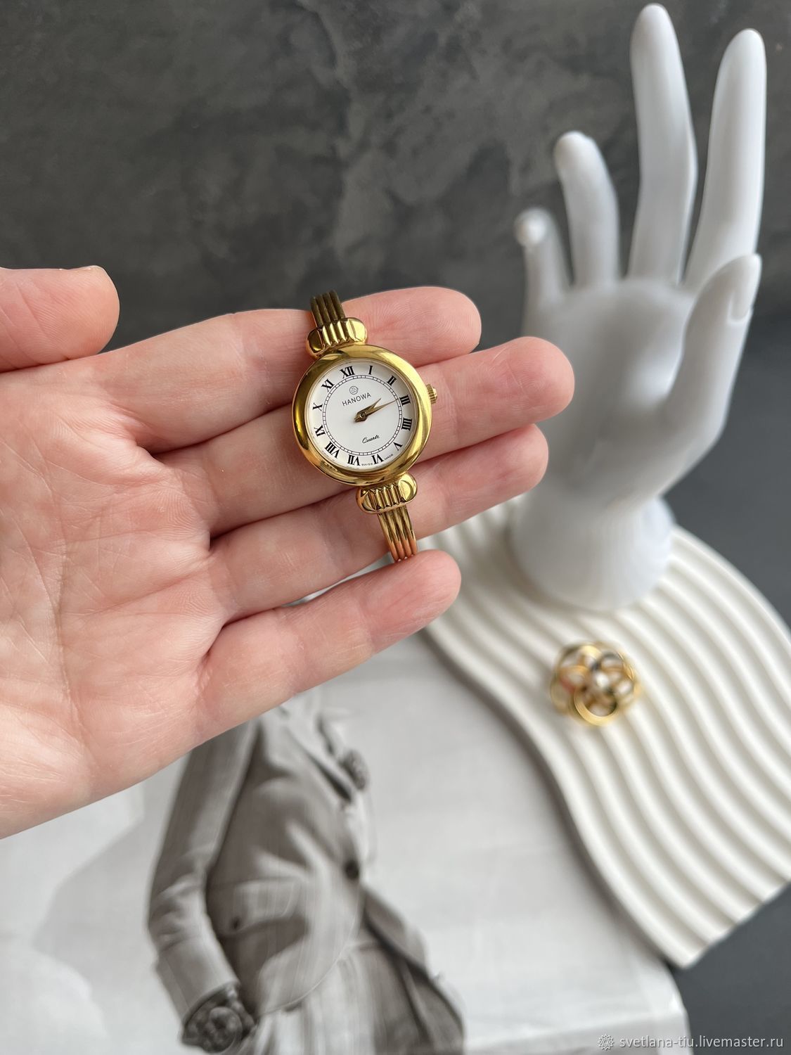 Винтаж: Изящные винтажные часики от компании Hanowa купить в интернет ...