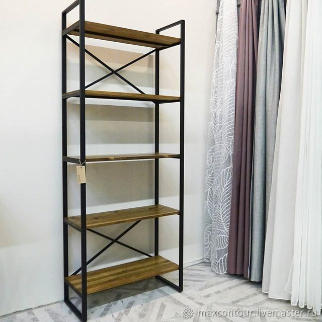 Стеллаж (консоль) в стиле лофт в интернет-магазине Ярмарка Мастеров по ...