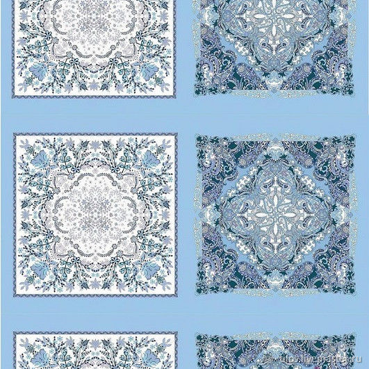 Ткань Перкаль 150*75 см платочная 13187 Тейково 2 вида купить в ...