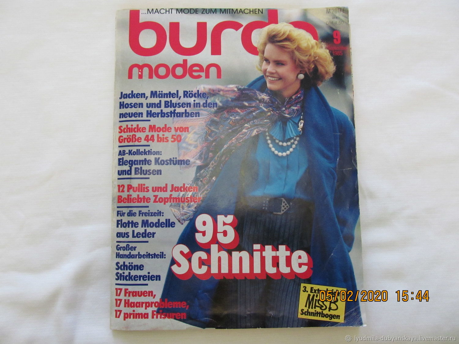 Burda moden 1984,1985 купить в интернет-магазине Ярмарка Мастеров по ...