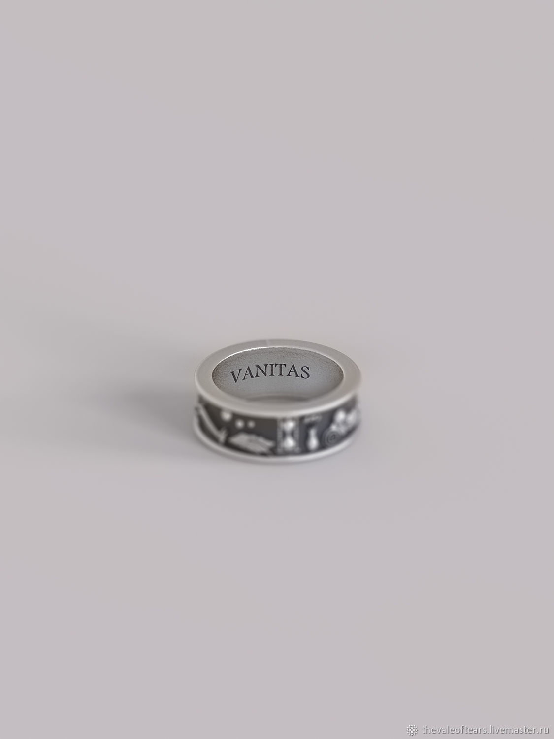 Кольцо Vanitas Band Ring на заказ в интернет-магазине Ярмарка Мастеров ...