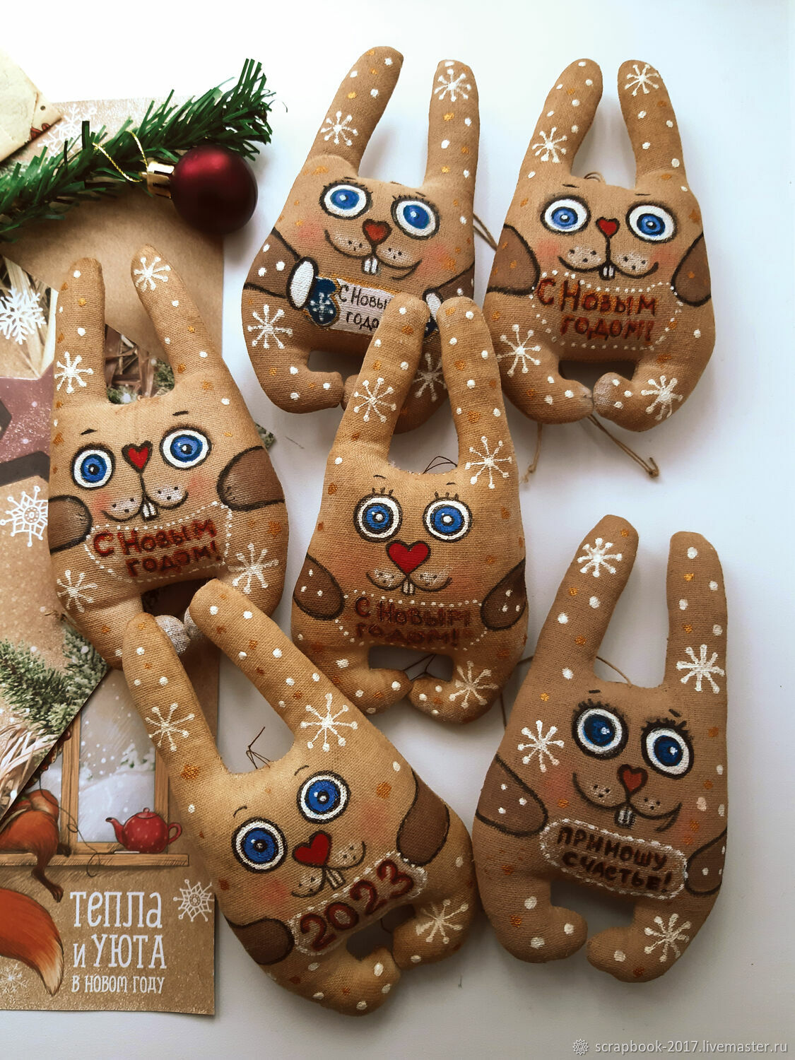 Символ года 2023 Зайка текстильный – купить на Ярмарке Мастеров ...