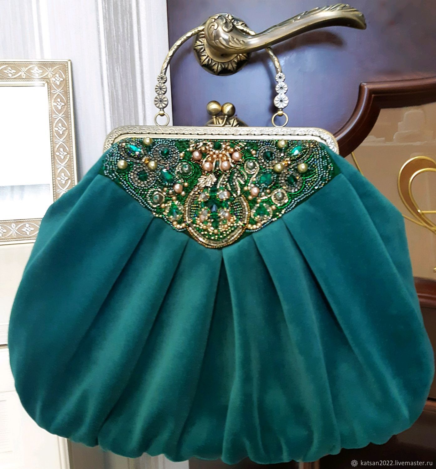 Сумка с фермуаром ручной работы в интернет-магазине на Ярмарке Мастеров ...