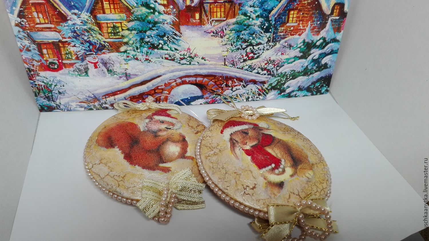 Елочные игрушки " Новогодние зверушки" в интернет-магазине на Ярмарке ...