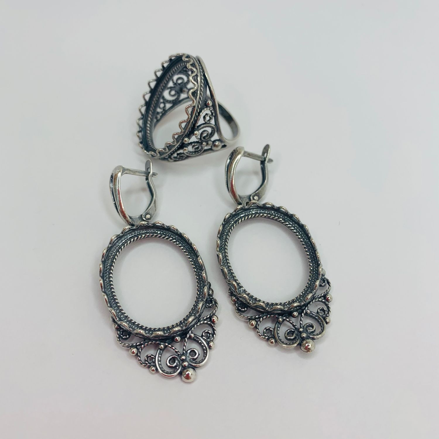 20723 20*25 Фурнитура для бижутерии, для серёг, кулона, кольца купить в ...