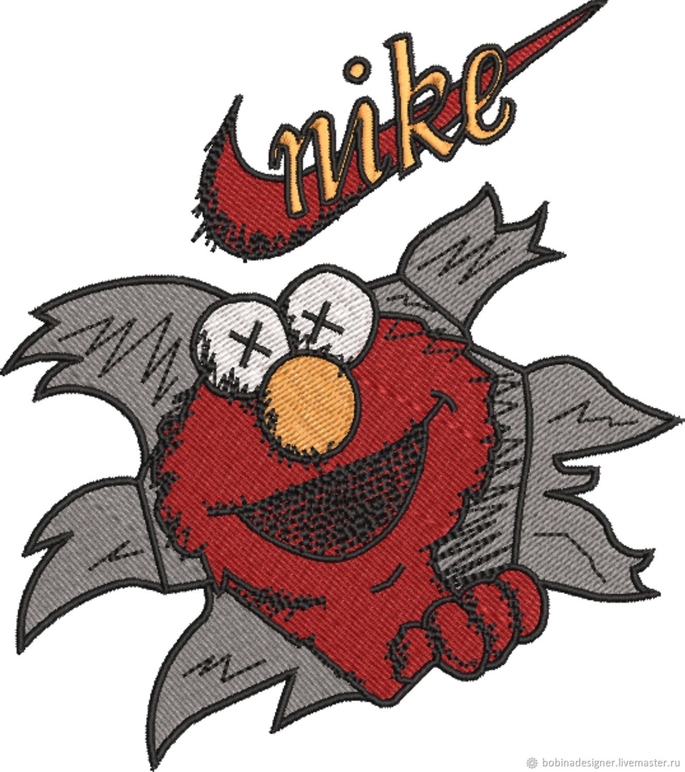 ELMO Nike в интернет-магазине на Ярмарке Мастеров | Схемы машинной ...