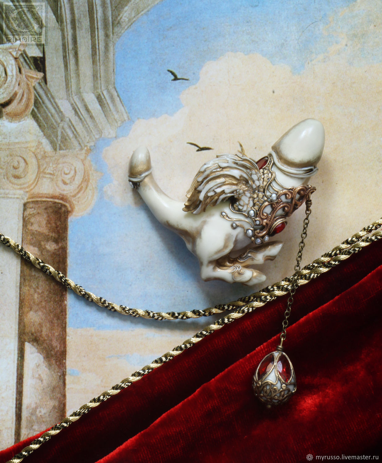 Броши: Fascinus "Fortunat" – заказать на Ярмарке Мастеров – JIG0ARU ...