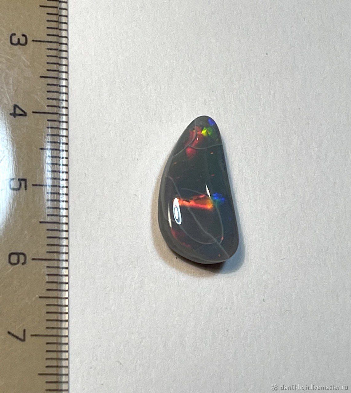 Натуральный австралийский черный опал Лайтнинг Ридж в интернет-магазине ...