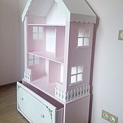 Маленький кукольный домик-стеллаж – заказать на Ярмарке Мастеров ...