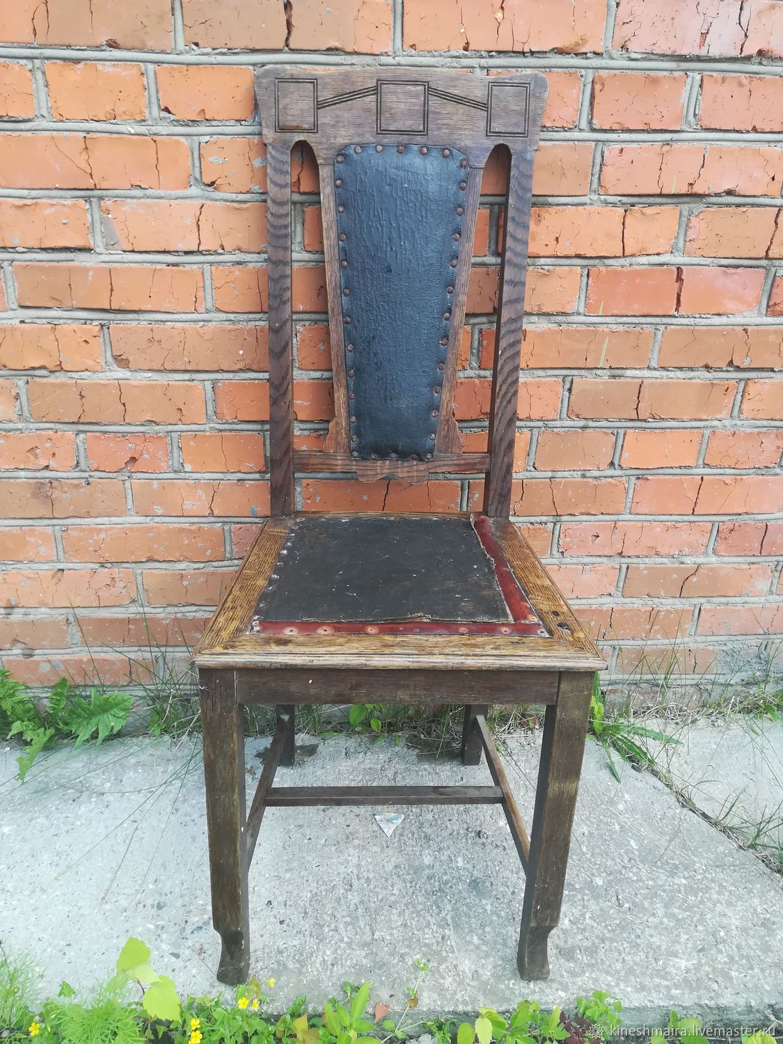 Винтаж: Старинный дубовый стул модерн купить в интернет-магазине ...