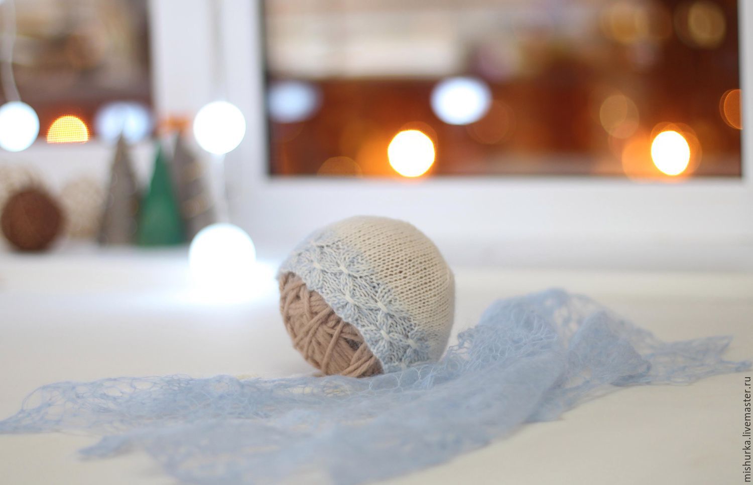 Комплект для фотосессии новорожденного "Голубой" в интернет-магазине на ...