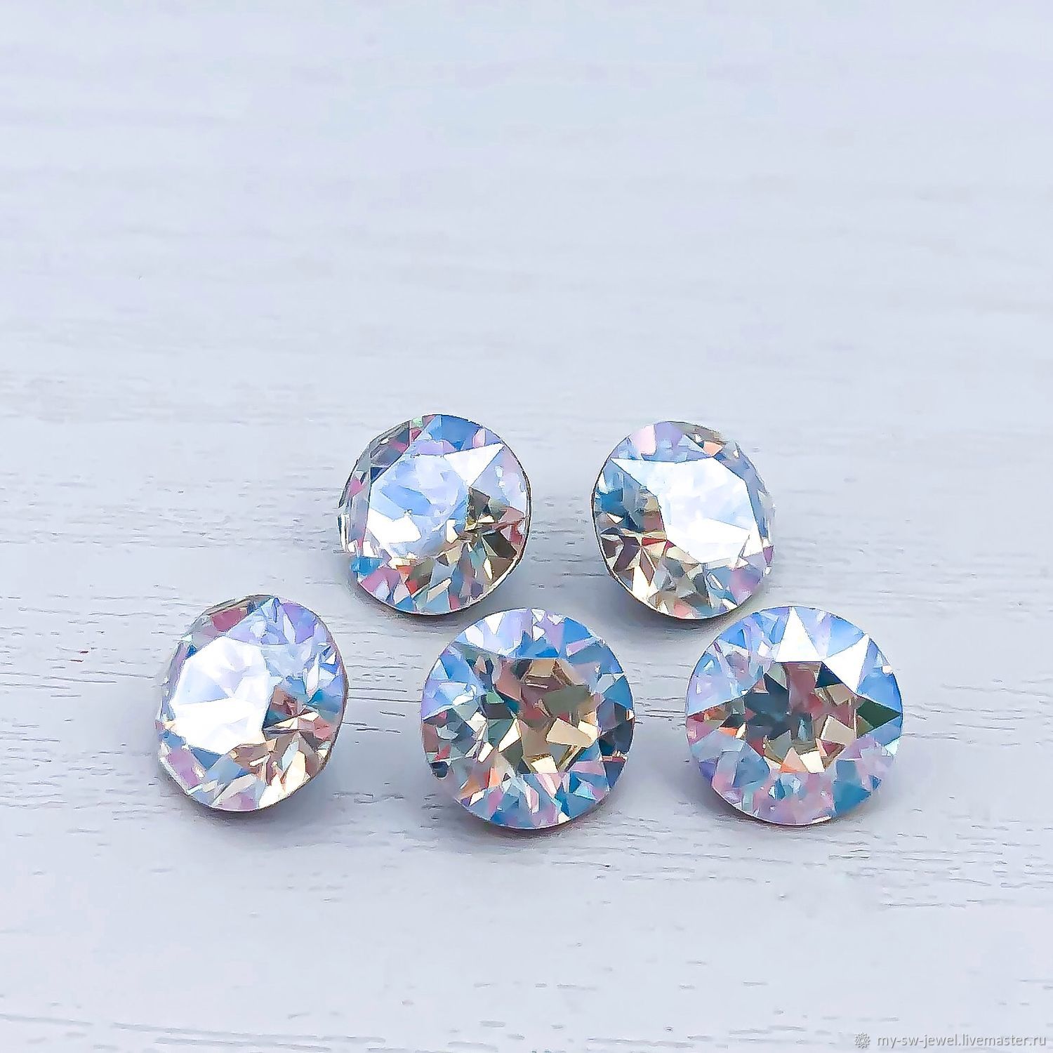 8 мм, Moonlight, шатон Swarovski купить в интернет-магазине Ярмарка ...