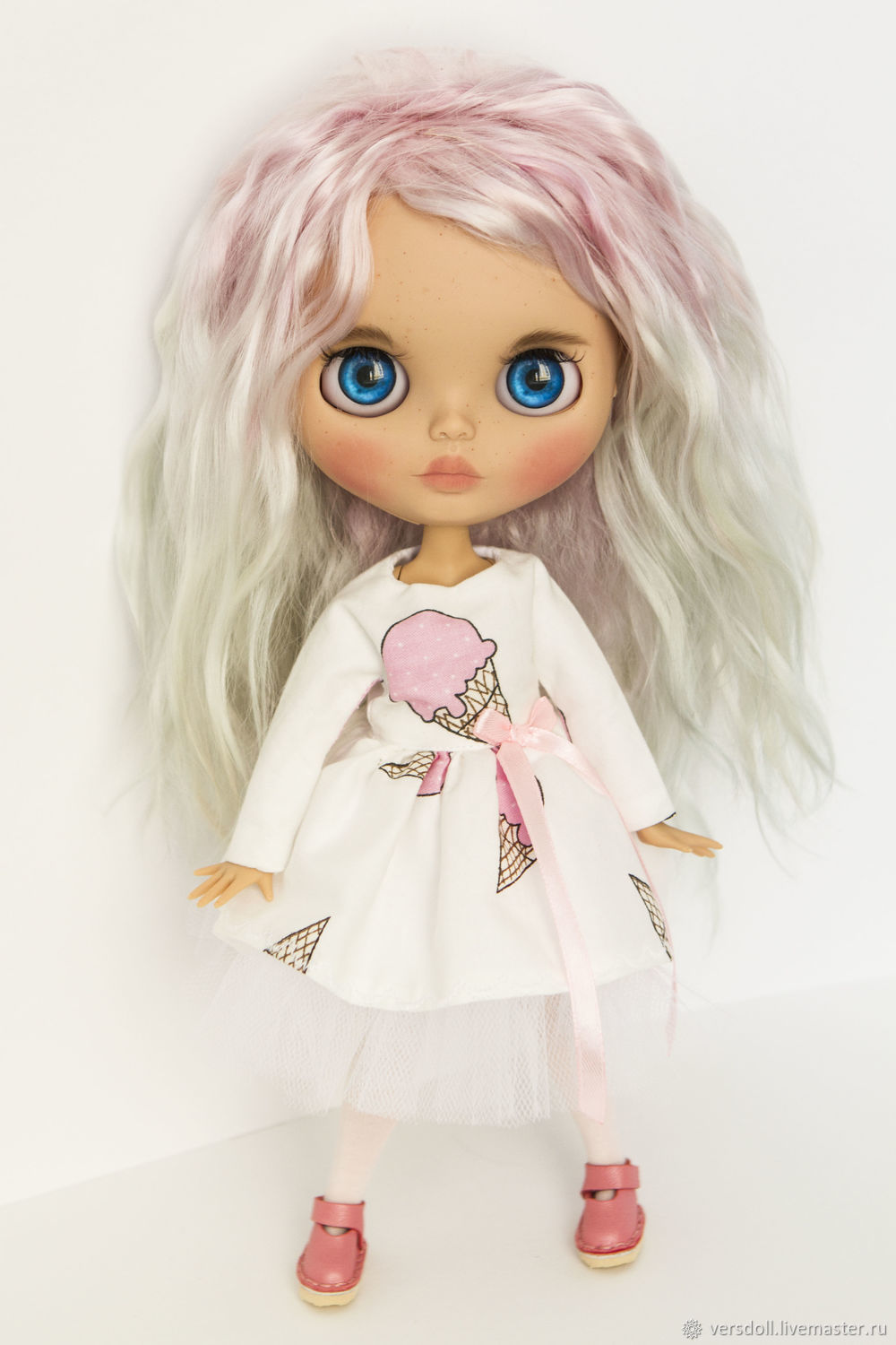 Кастом Кукла Блайз с натуральными волосами blythe custom в интернет ...