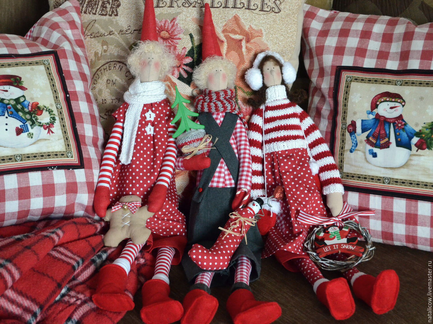 Новогодние гномы – купить в интернет-магазине на Ярмарке Мастеров с ...