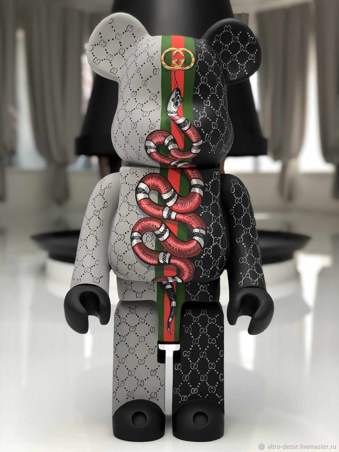 Bearbrick 1000 70см GUCCI BRAND COLLECTION в интернет-магазине на ...