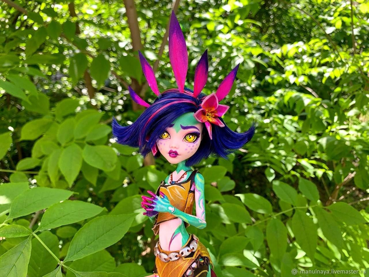 ООАК Монстер хай League of Legends Neeko в интернет-магазине на Ярмарке ...