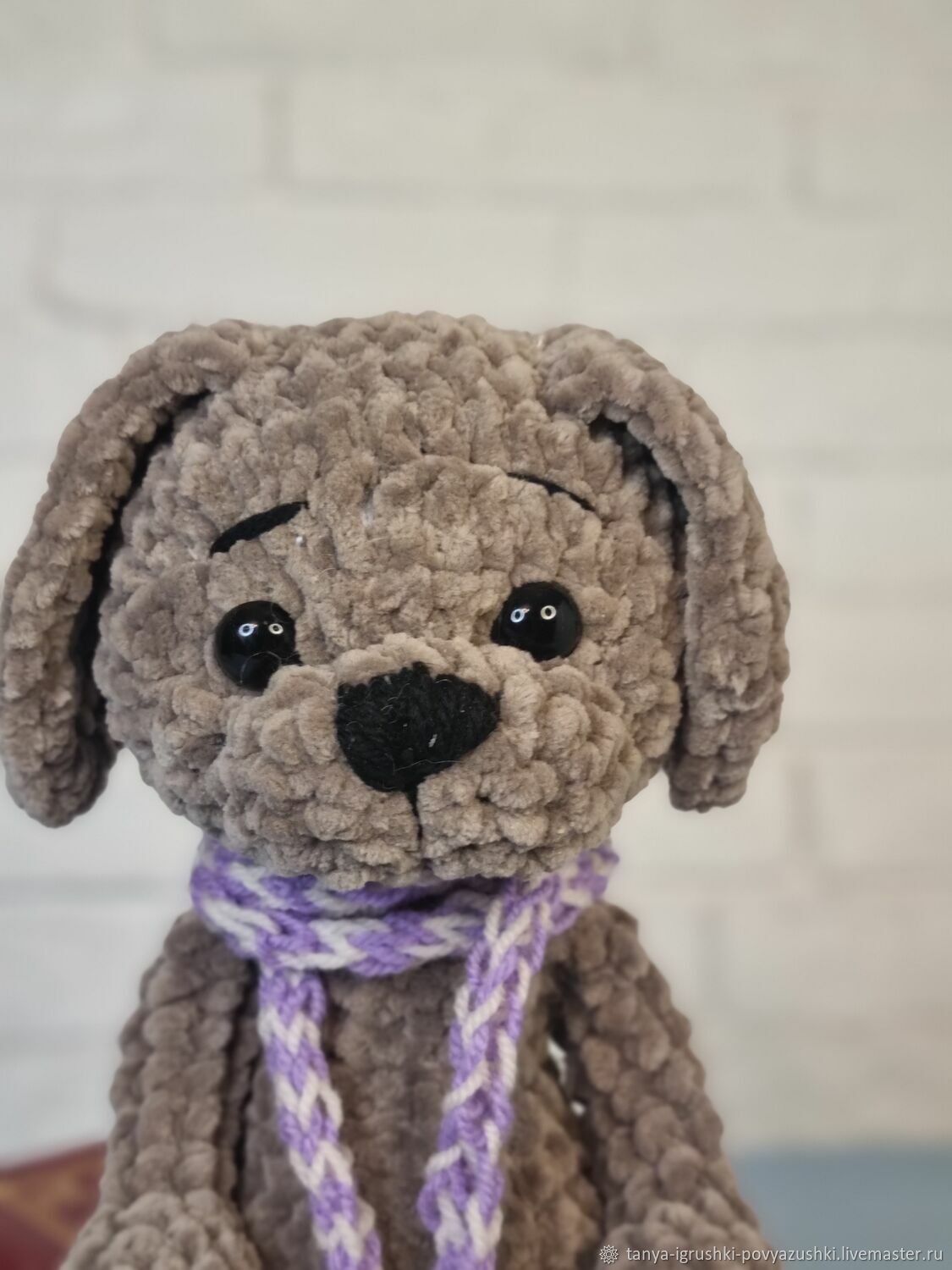 Щенок плюшевый на заказ в интернет-магазине Ярмарка Мастеров по цене 1990 ₽ – RRE1ARU | Мягкие ...