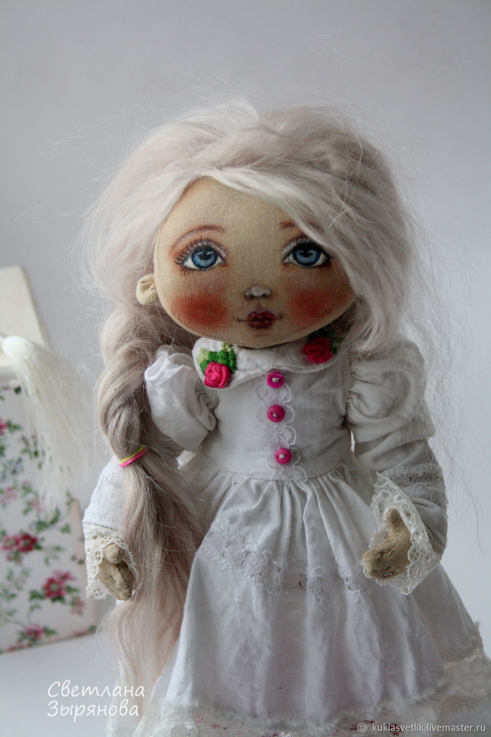 Куклы:Снежка. Текстильная кукла ручной работы. в интернет-магазине на ...