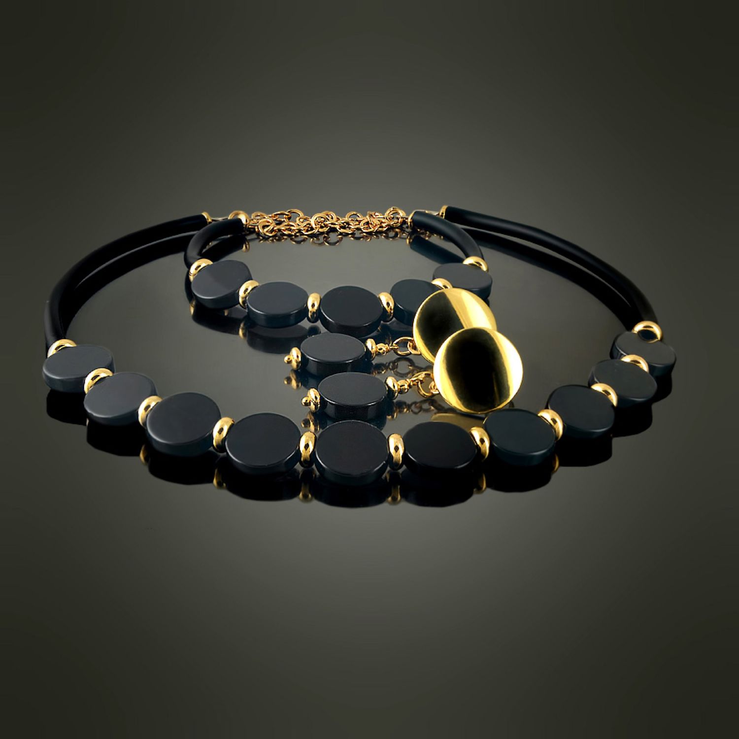 Комплект «Чёрное золото» – купить в интернет-магазине на Ярмарке ...