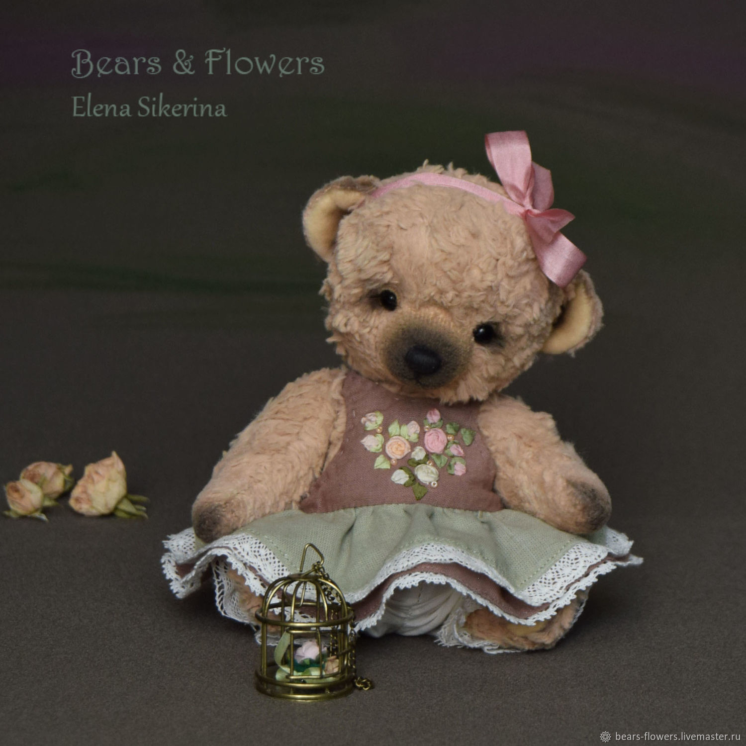 OOAK. Teddy bear. Amy купить в интернет-магазине Ярмарка Мастеров по ...