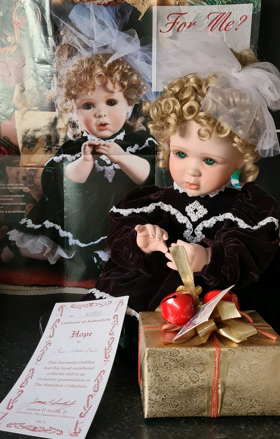 Винтаж: Коллекционная кукла Hope Надежда Hamilton Collection Рождество ...