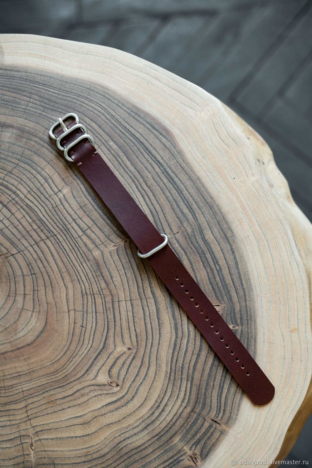 Кожаный ремешок для часов НАТО (NATO strap) брауни в интернет-магазине ...