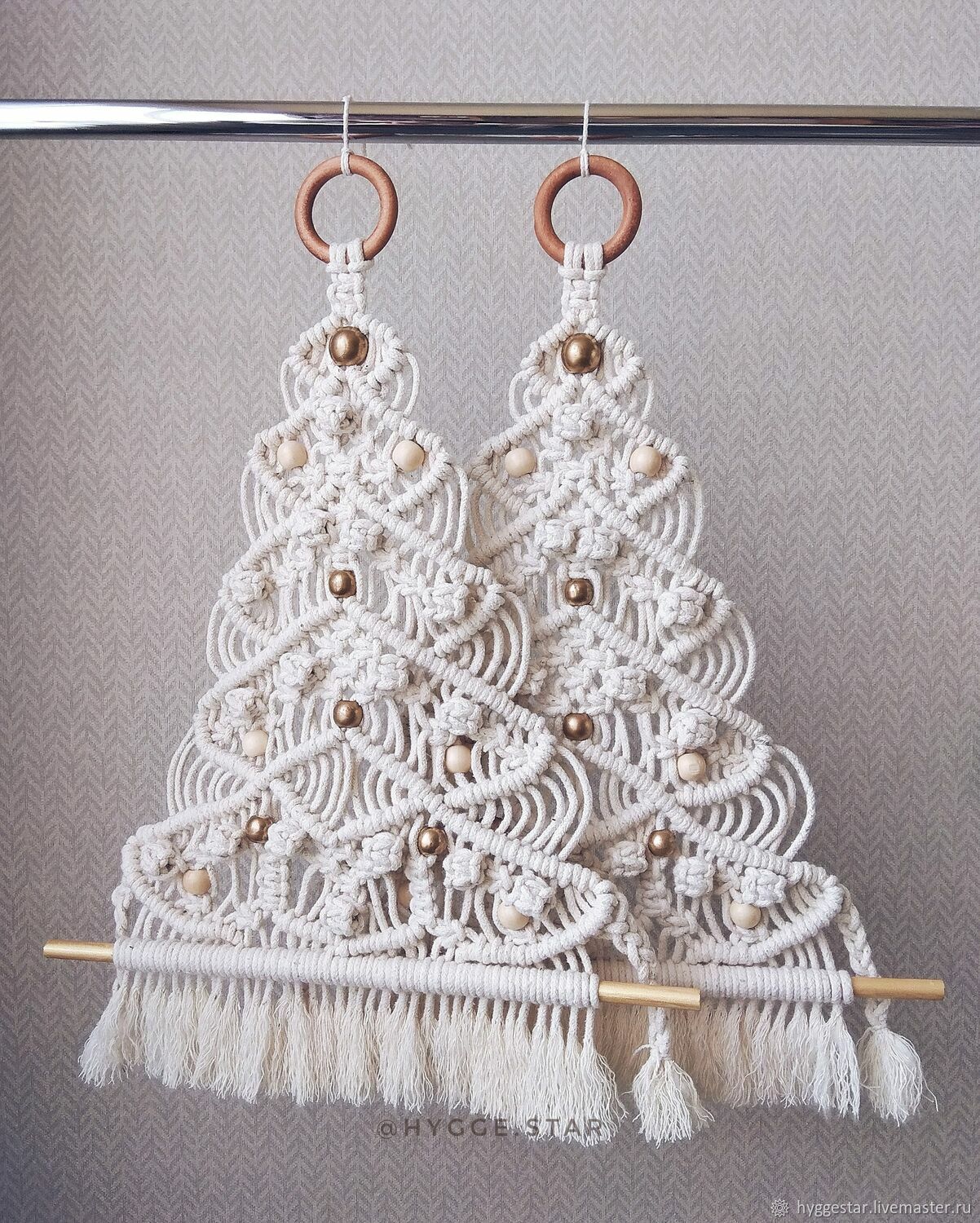 Елки: Новогодние сувениры: Елка макраме, ёлочка интерьерная в интернет ...