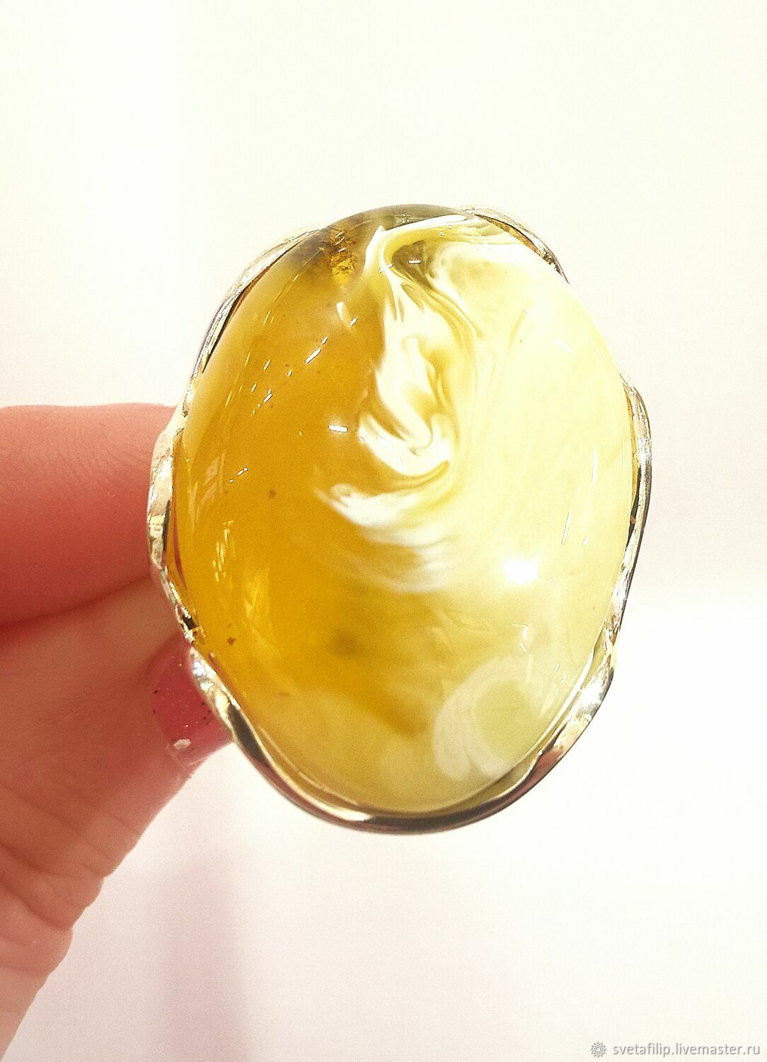 Кольцо Медок Amber янтарь украшение купить в интернет-магазине Ярмарка ...