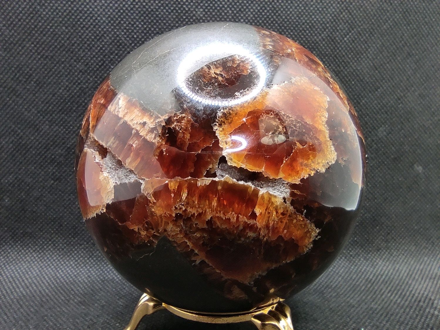 Шар из септарии в интернет-магазине Ярмарка Мастеров по цене 4800 ...