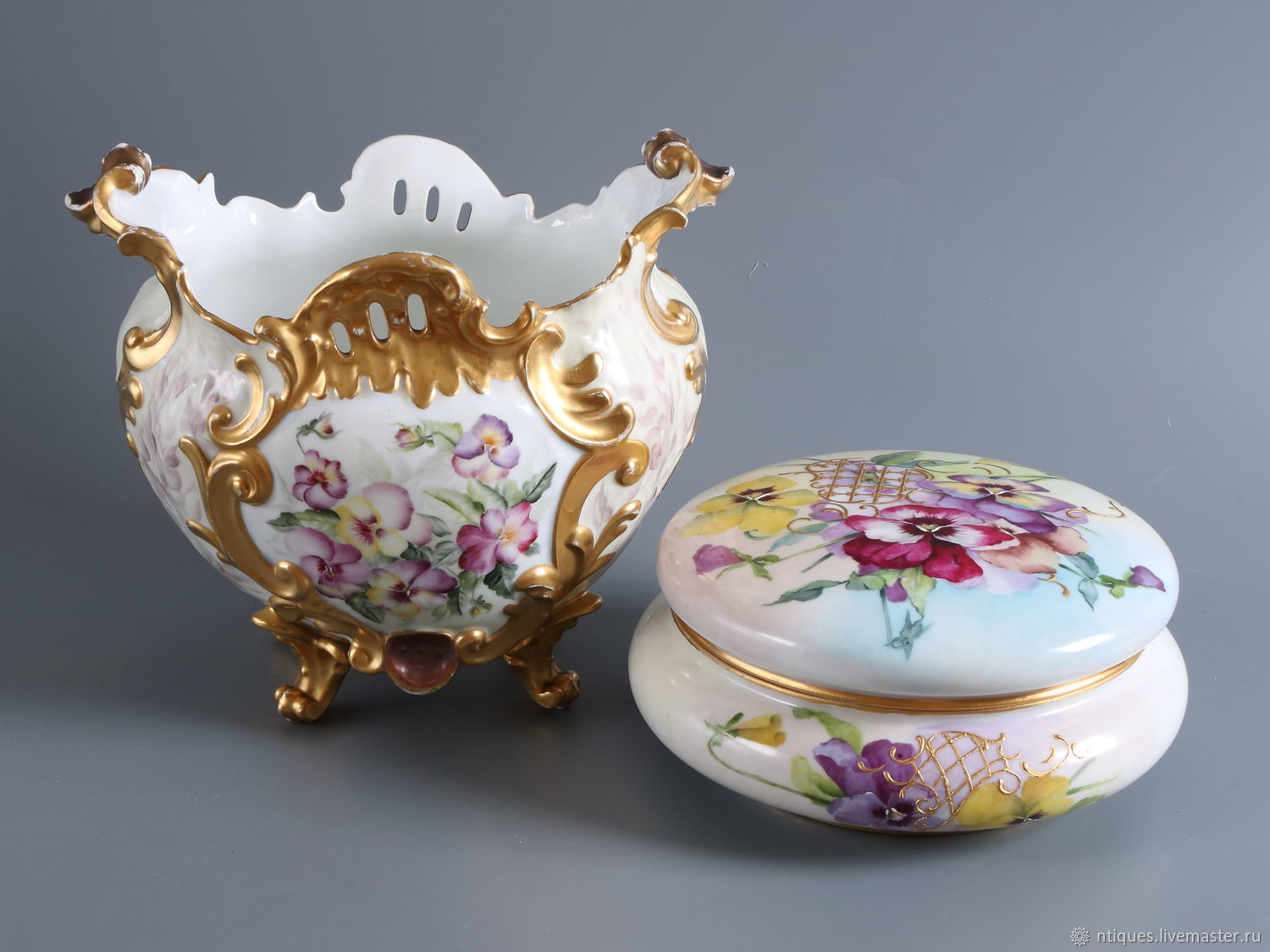 Винтаж Старинная шкатулка Limoges Франция в интернет магазине Ярмарка Мастеров по цене 30000