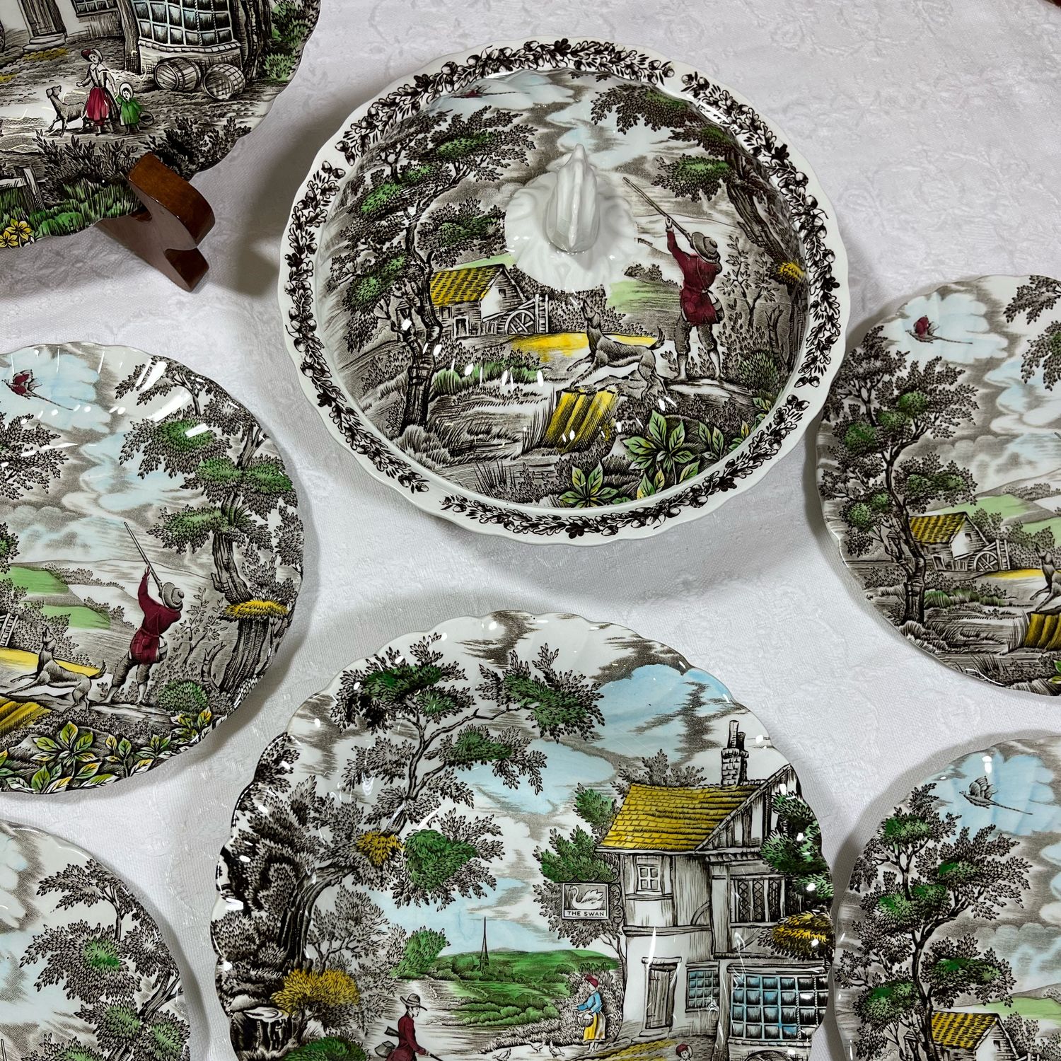 Винтаж: ПРОДАН!!! Столовый сервиз на 6 персон The Hunter by Myott ...